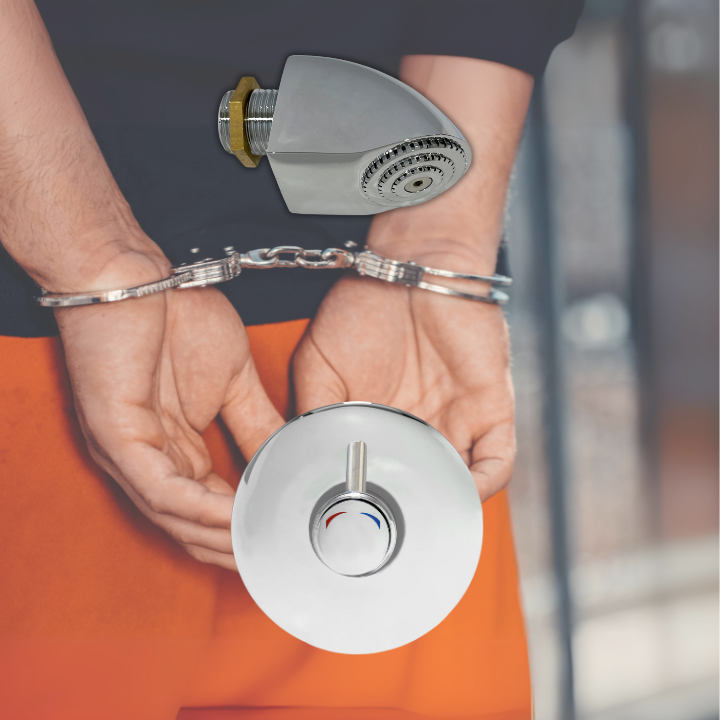 Anti-Ligature Self-Closing Showers for Correctional Use – King Supply ...