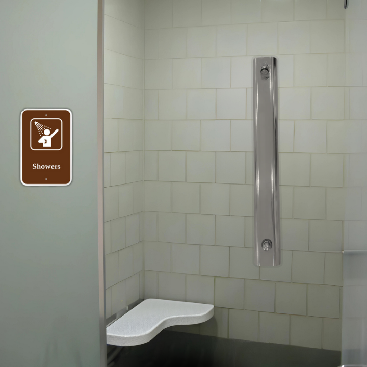 Indoor Shower Panel for RV Park of Campground - Metered – King Supply ...