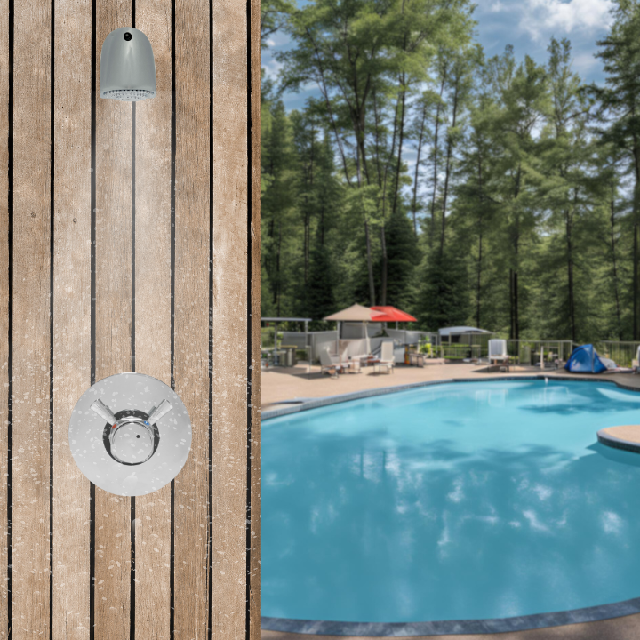 Outdoor Self Closing Pool Shower For RV Park And Campgrounds – King ...